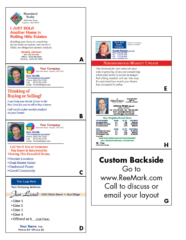 Custom Backside Layout Examples