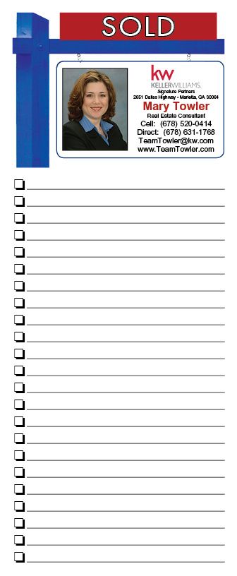 Full-Color (25 Sheet) Notepads: Full-Color (25 sheets) Notepads