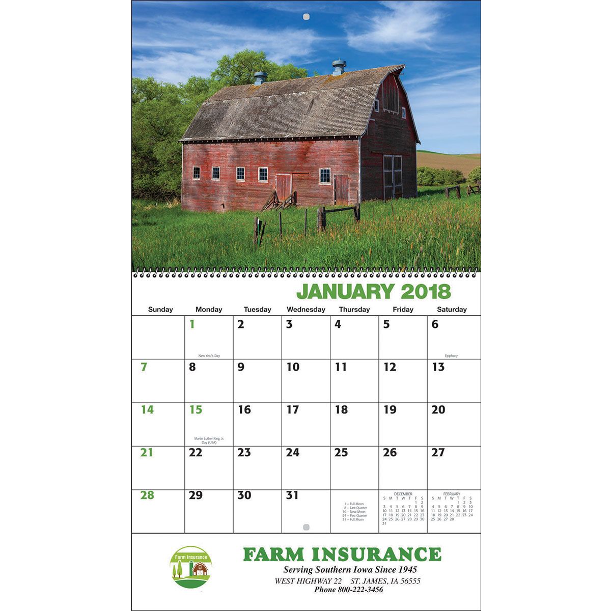 ReaMark Products: American Agriculture Calendar