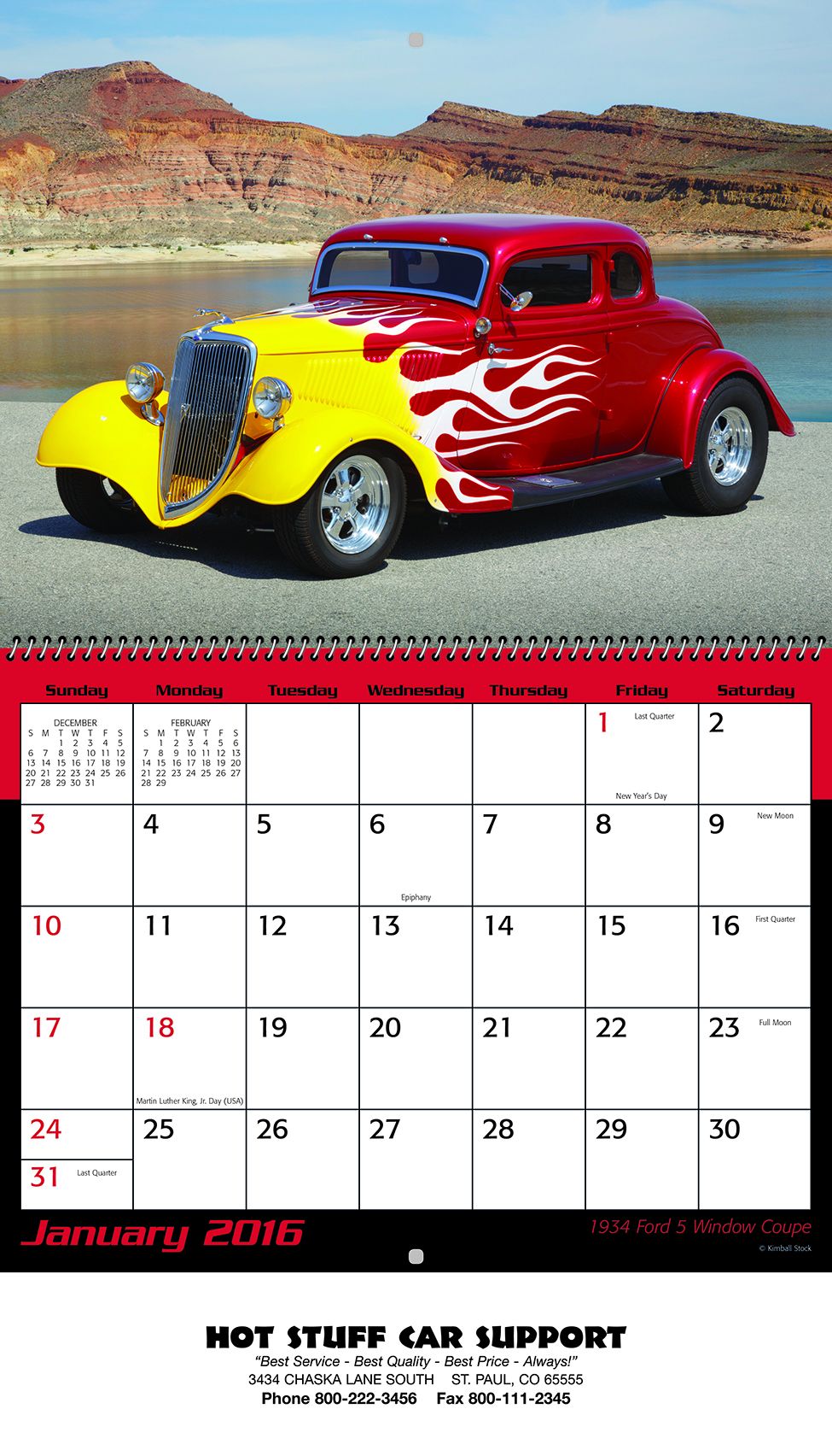ReaMark Products: Hot Rods Calendar